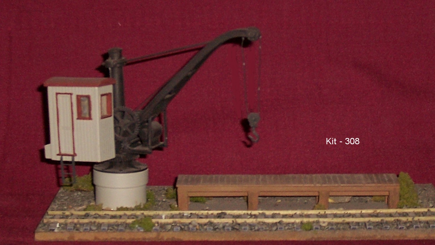 Fixed Boom Crane - "O" Scale, Crow River Products
