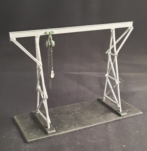 Chain Hoist & A Frame HO Scale, Crow River Products